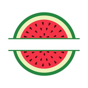 Watermelon SVG Bundle, Summer, Watermelon Monogram SVS, Silhouette ...