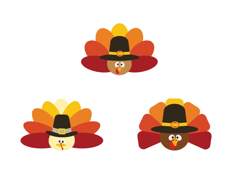 Thanksgiving Turkey SVG Thanksgiving Turkey Bundle SVG - Etsy
