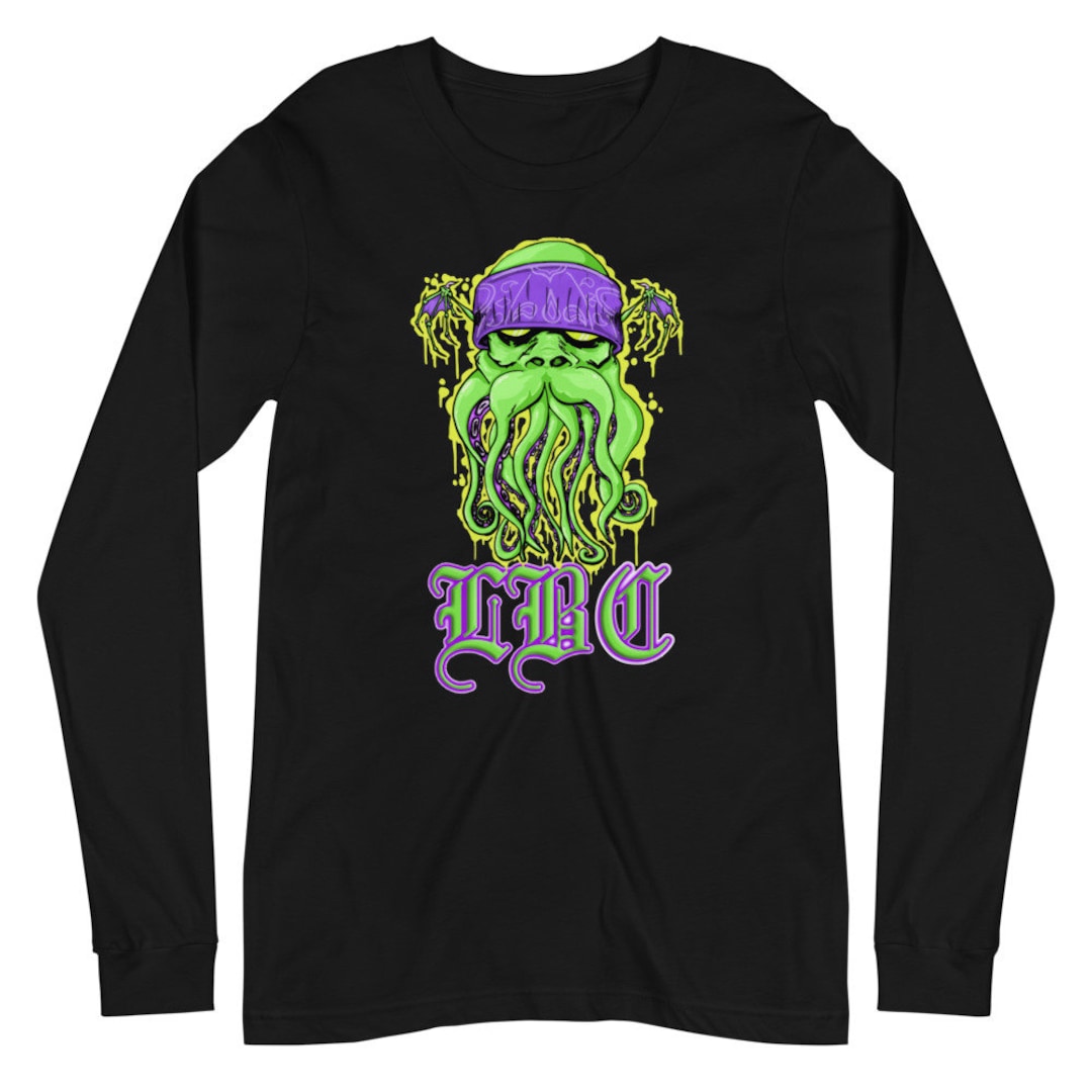 Cholo Cthulhu Graffiti Long Beach LBC Unisex Long Sleeve Tee - Etsy