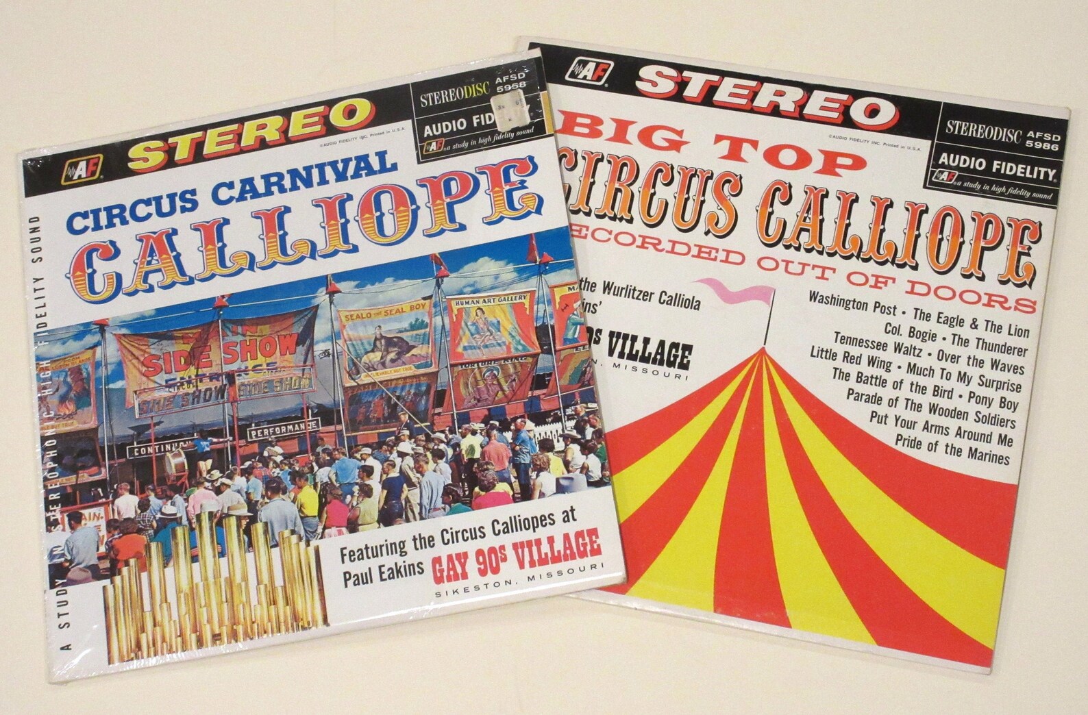 Circus calliope 2 vinyl LP Audio Fidelity stereodisc | Etsy
