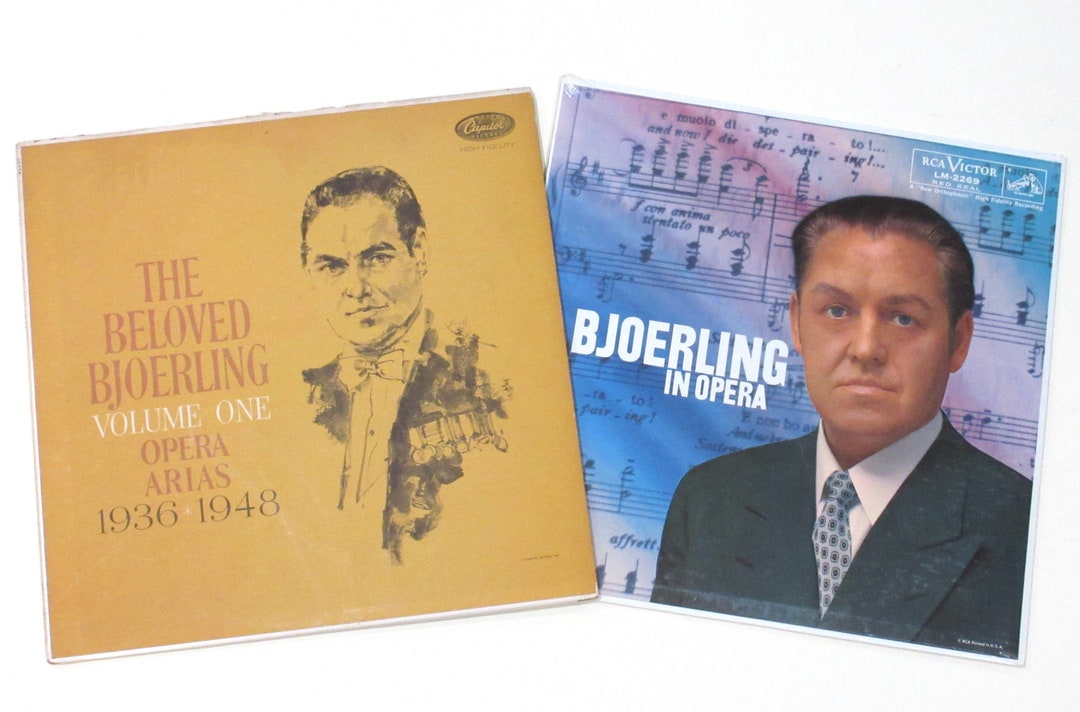 Jussi Björling Vinyl Romantic Tenor Choice 1950s Beloved Bjoerling ...