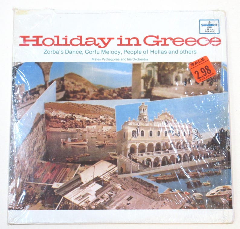 Greek Vinyl Box Set Songs Dances Islands 3 LP Box Set, or Trio Bel ...