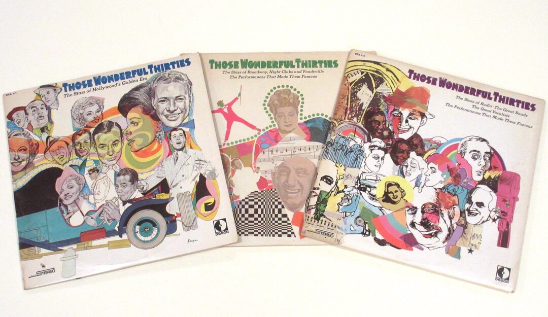 1930s Songs Vinyl Those Wonderful Thirties Choice of 2 Record Sets ...