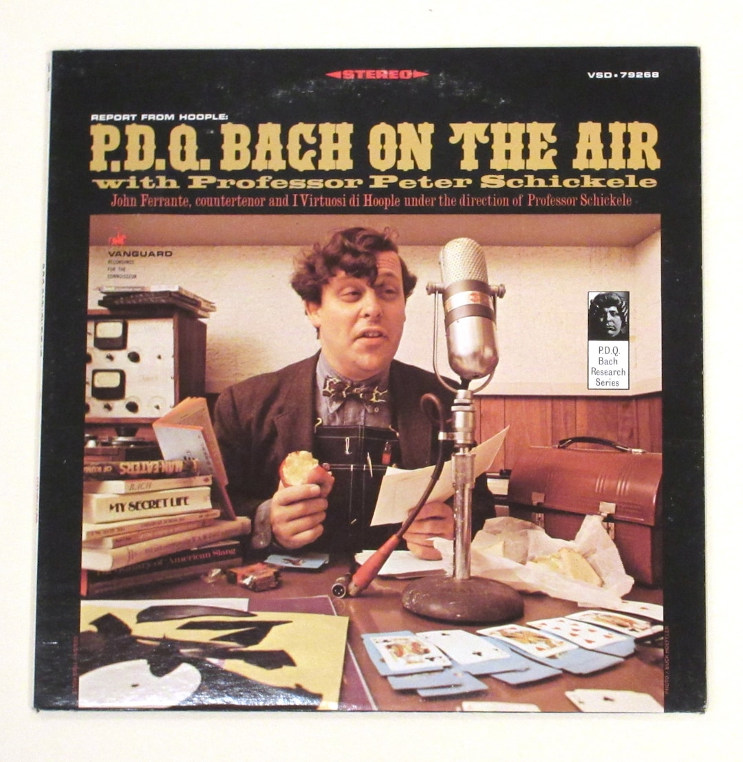 PDQ Bach Comedy Classical Music Vinyl Peter Schickele 4 Early Albums ...
