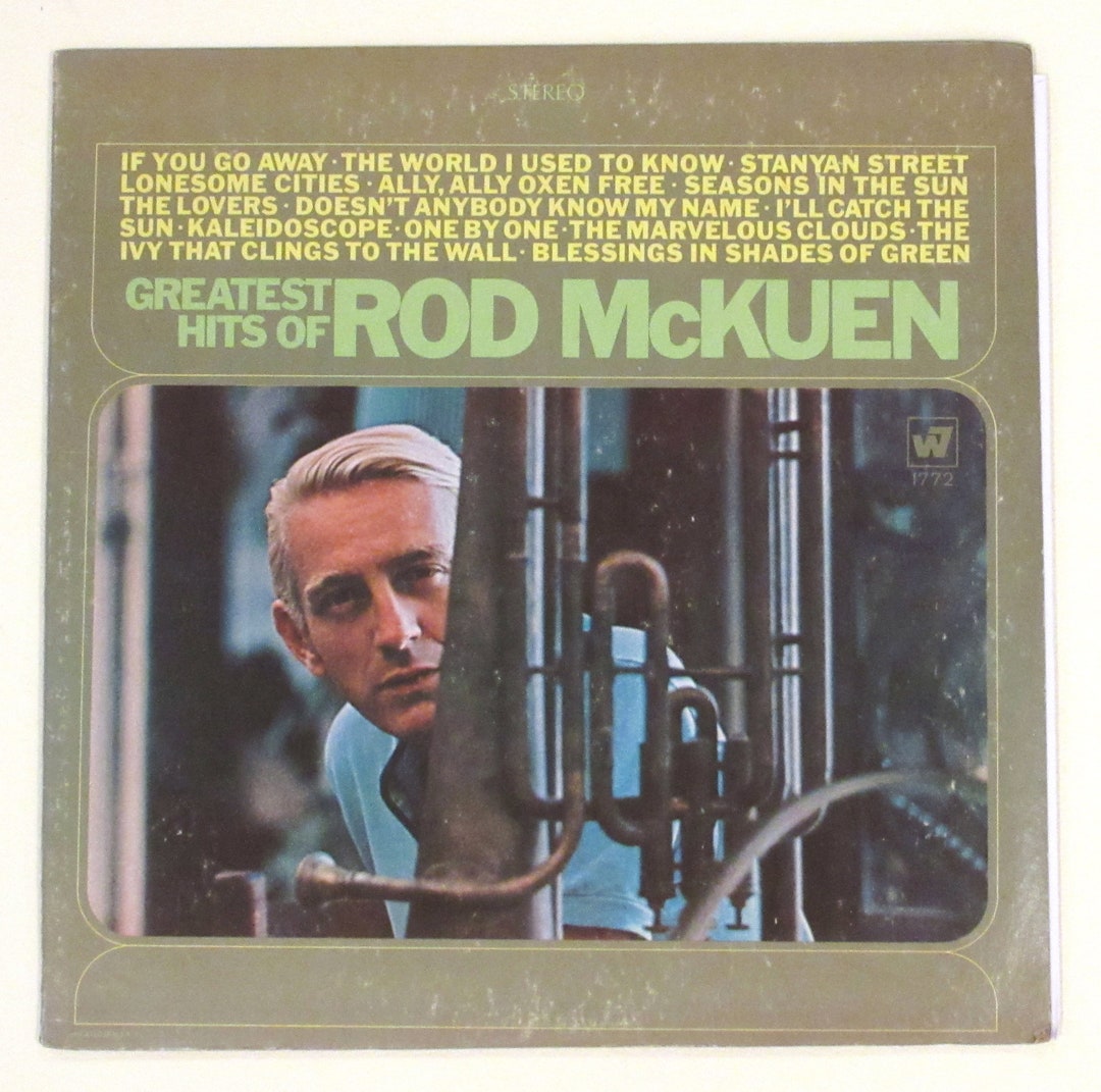 Rod Mckuen Vinyl 1960s Poetry Songs Choice of Greatest Hits, Listen to ...