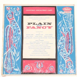Broadway 1950s Vinyl Early Art Record Covers Home Decor Musicals King ...