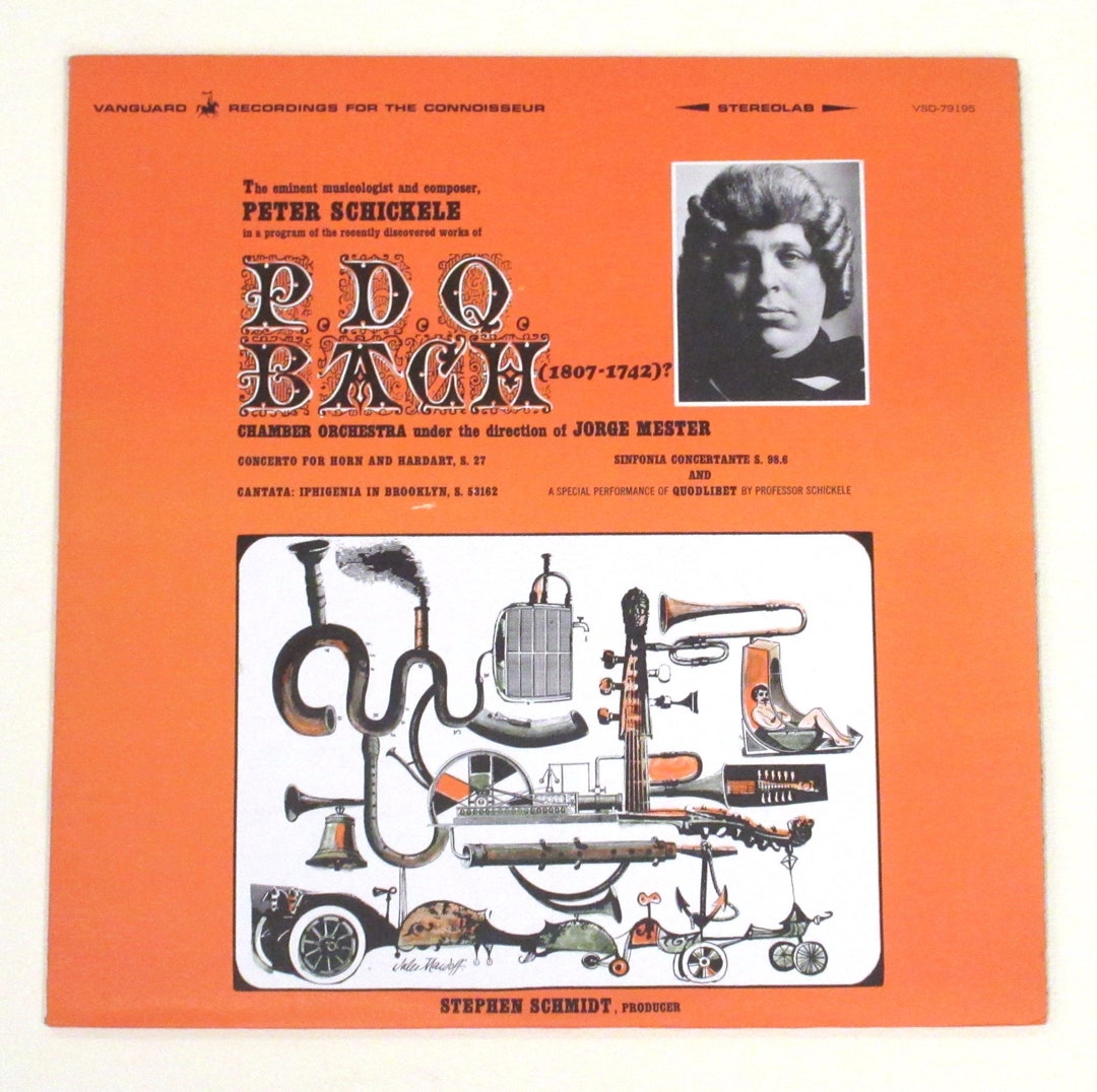 PDQ Bach Comedy Classical Music Vinyl Peter Schickele 4 Early - Etsy