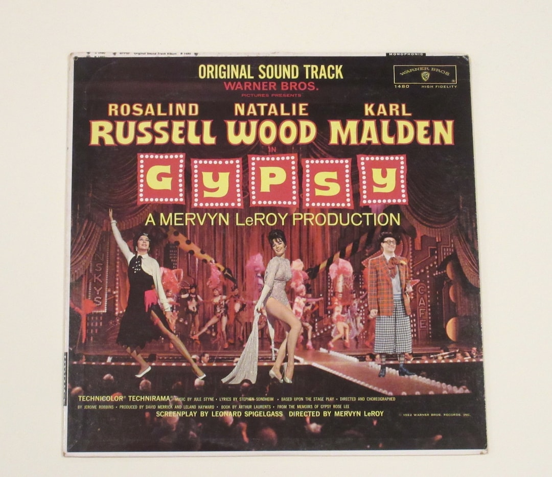 Gypsy Vinyl Broadway Ethel Merman or Movie Natalie Wood - Etsy UK