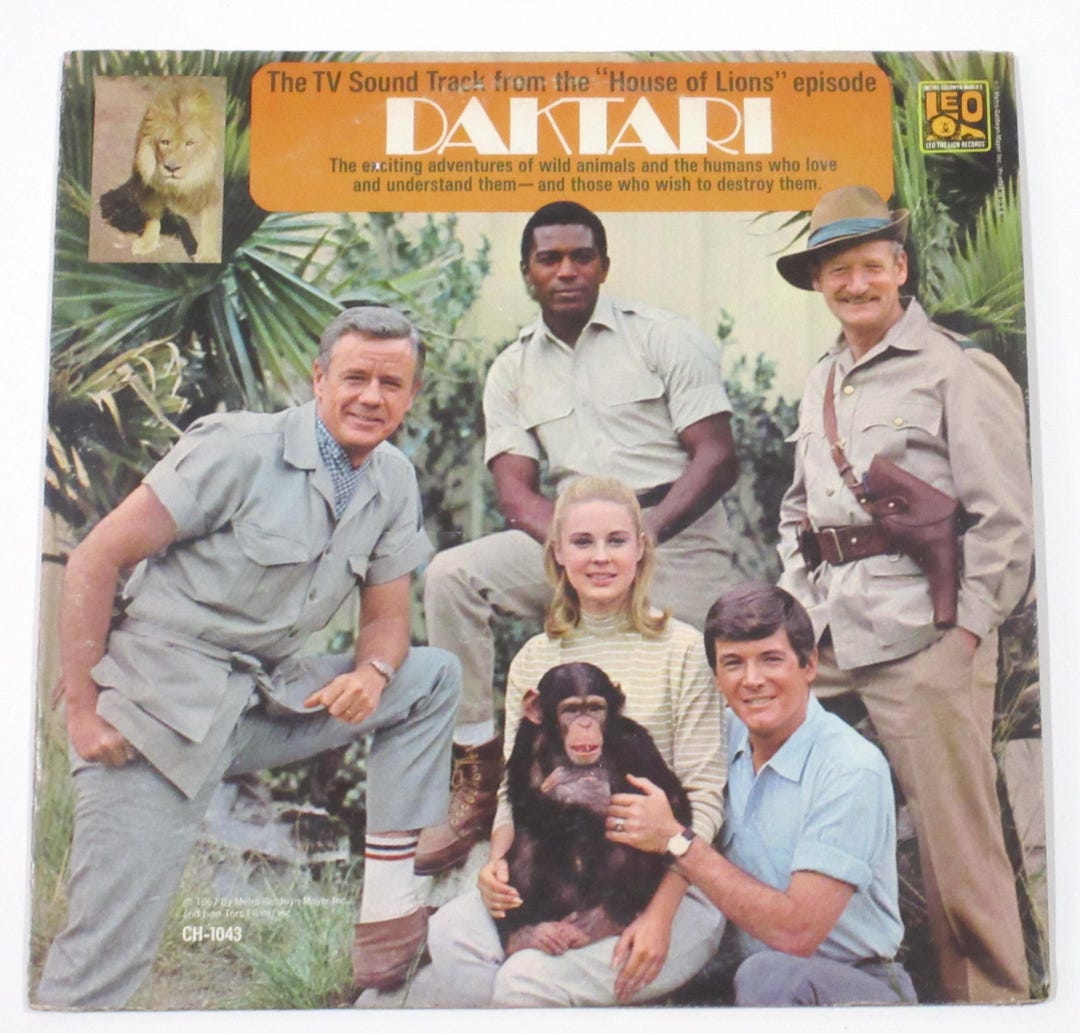Daktari Tarzan Vinyl 1960s TV Show Episode Albums African Jungle ...