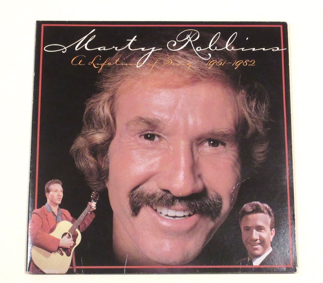 Marty Robbins Vinyl Country Lifetime of Song 2 Records, or Greatest ...