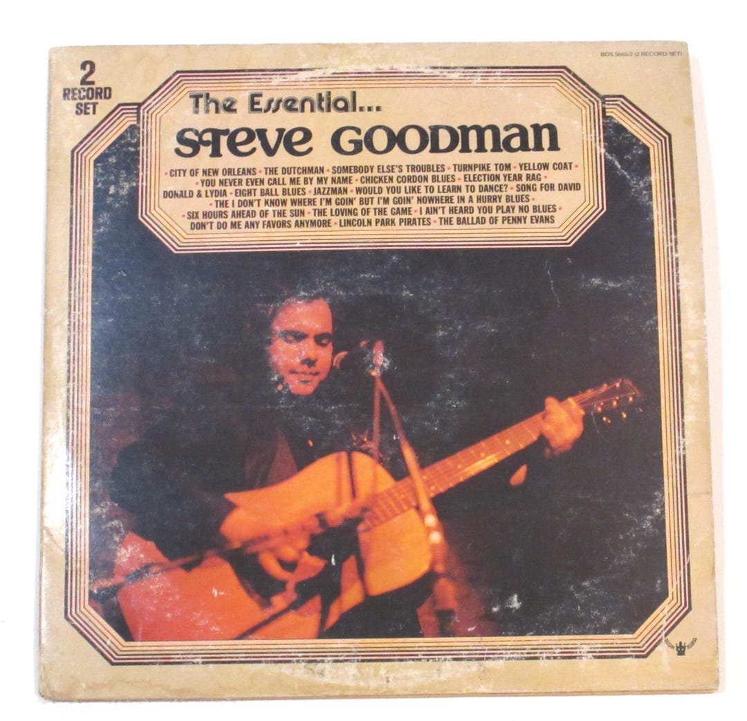 Steve Goodman Vinyl Essential 2 Record Set 1970s Cleaned to Sound New ...