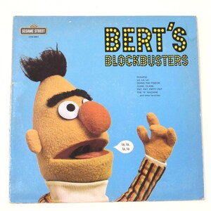 Sesame Street Vinyl Big Bird Sings, Bert's Blockbusters, Ernie's Hits ...