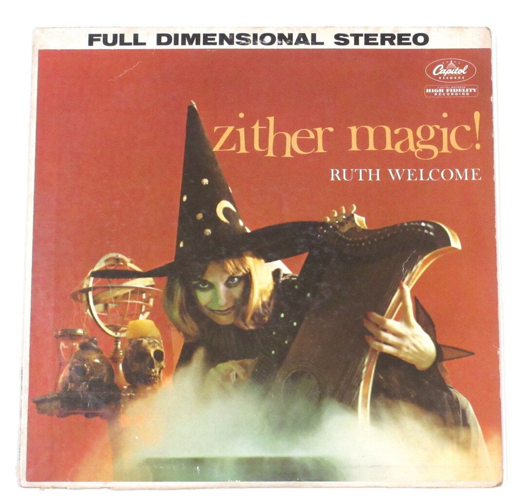 Ruth Welcome Vinyl Choice Zither Magic, Zither Goes West, Romantic ...