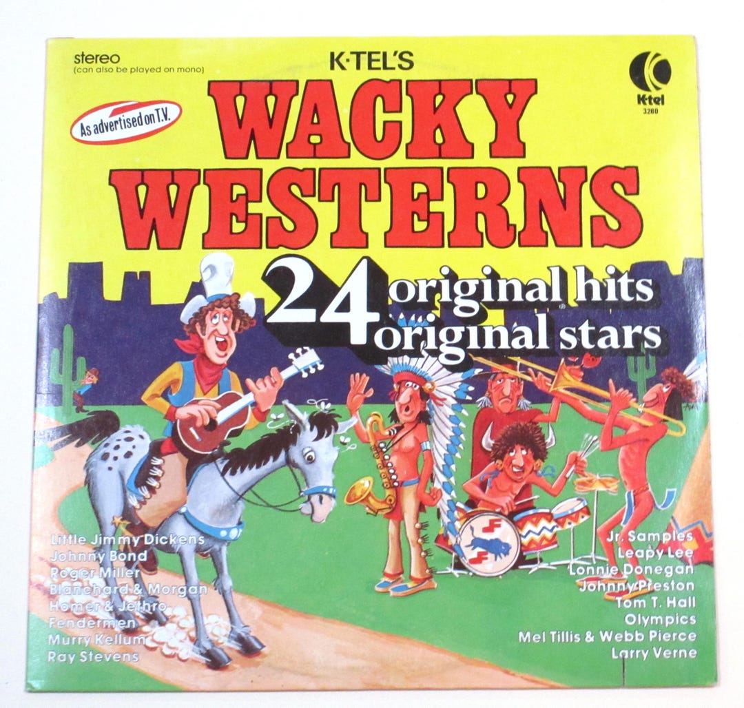 Wacky Westerns Vinyl Nutty Numbers, Funny Bone, Looney Tunes, or Dumb ...