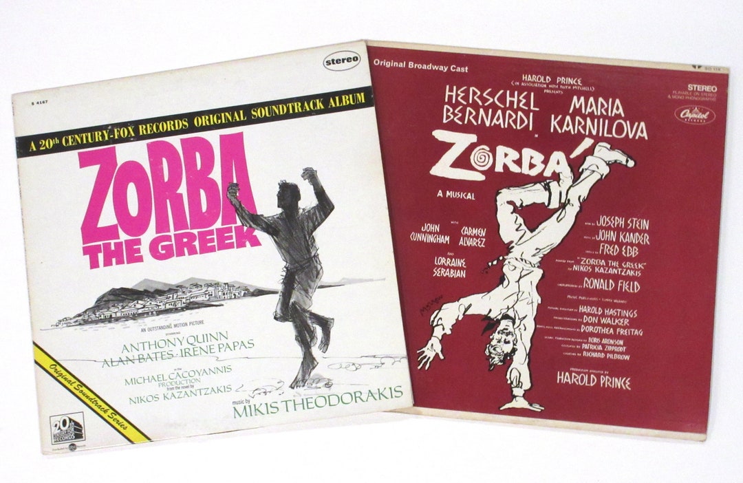 Zorba the Greek Vinyl Choice of 1960s Anthony Quinn Movie - Etsy