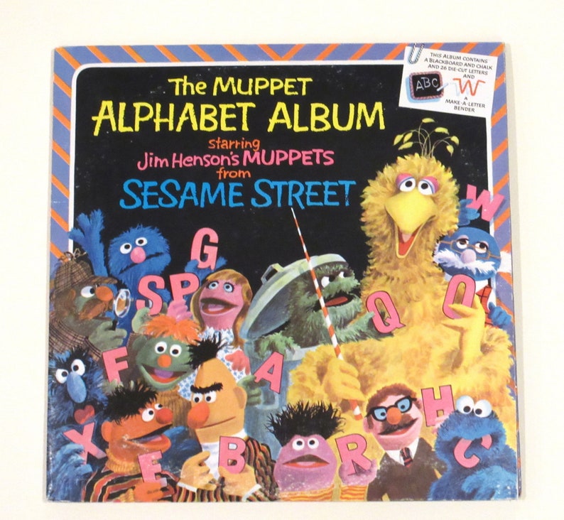 Sesame Street Vinyl Muppet Alphabet Album or Choose Somebody - Etsy Canada