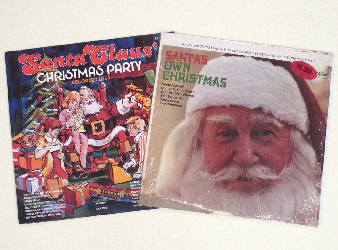 Christmas Vinyl for Santa Believers 2 Records Santa's Own Christmas ...