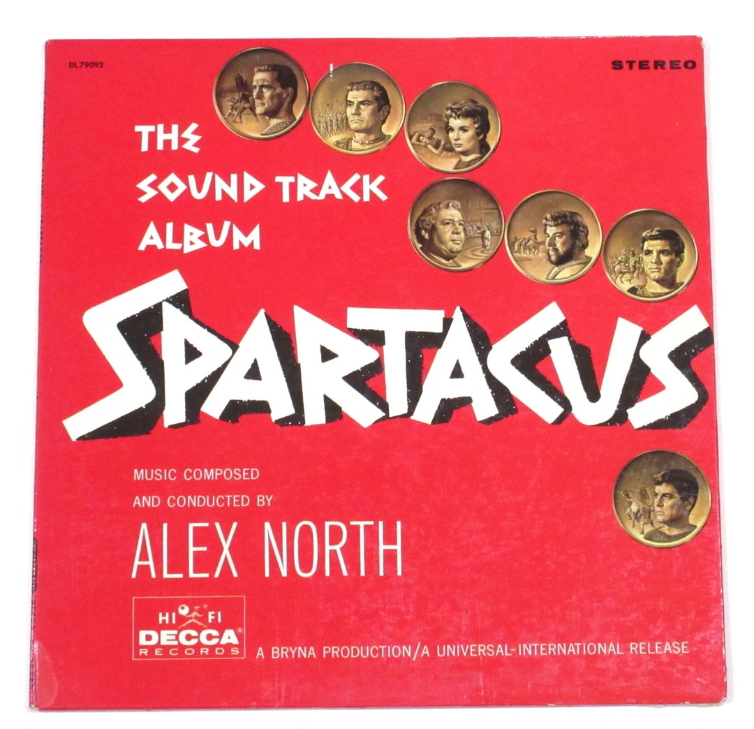 Spartacus Soundtrack Vinyl Alex North Score Stereo or Mono, 1960s Kirk ...