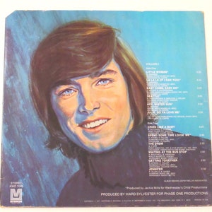 Bobby Sherman Vinyl Trifold Covers Greatest Hits Album or Here Comes ...