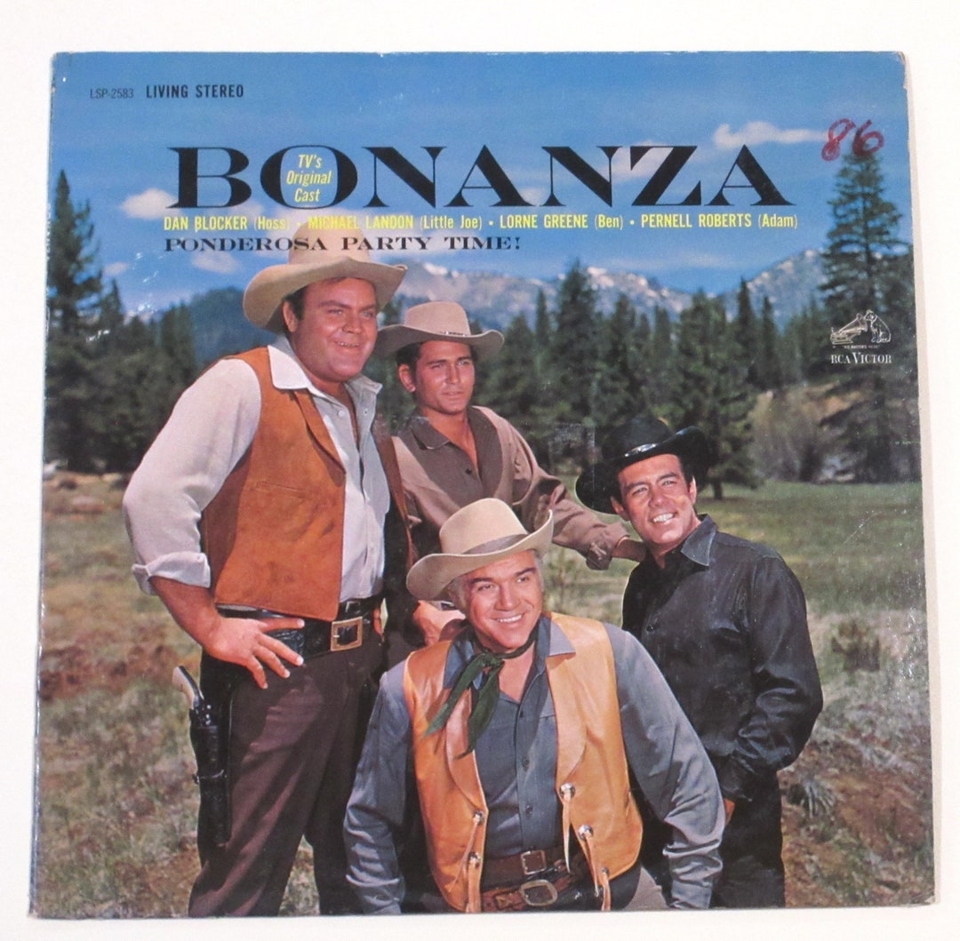 Bonanza TV Vinyl Choice Ponderosa Party Time Hoedown, Lorne Greene ...