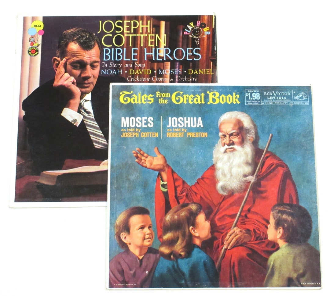 Bible Kids Vinyl Stories Songs 2 Record Bundles Choice of Ethel Barrett ...