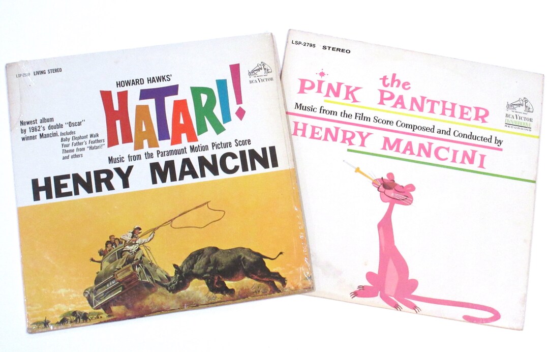 Mancini Soundtrack Vinyl Pink Panther, Hatari, High Time 1960s Composer ...
