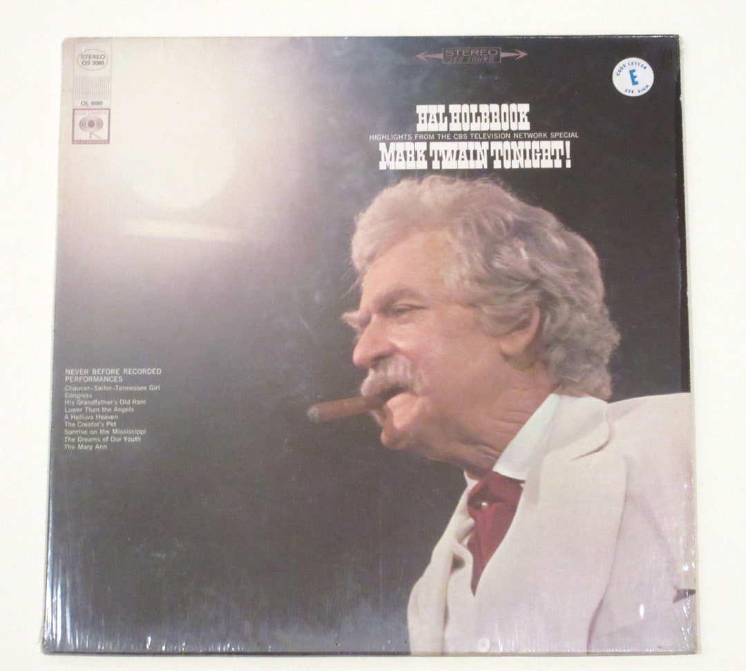 Mark Twain Tonight Vinyl Hal Holbrook 1967 TV Special or 1961 Stage Vol ...