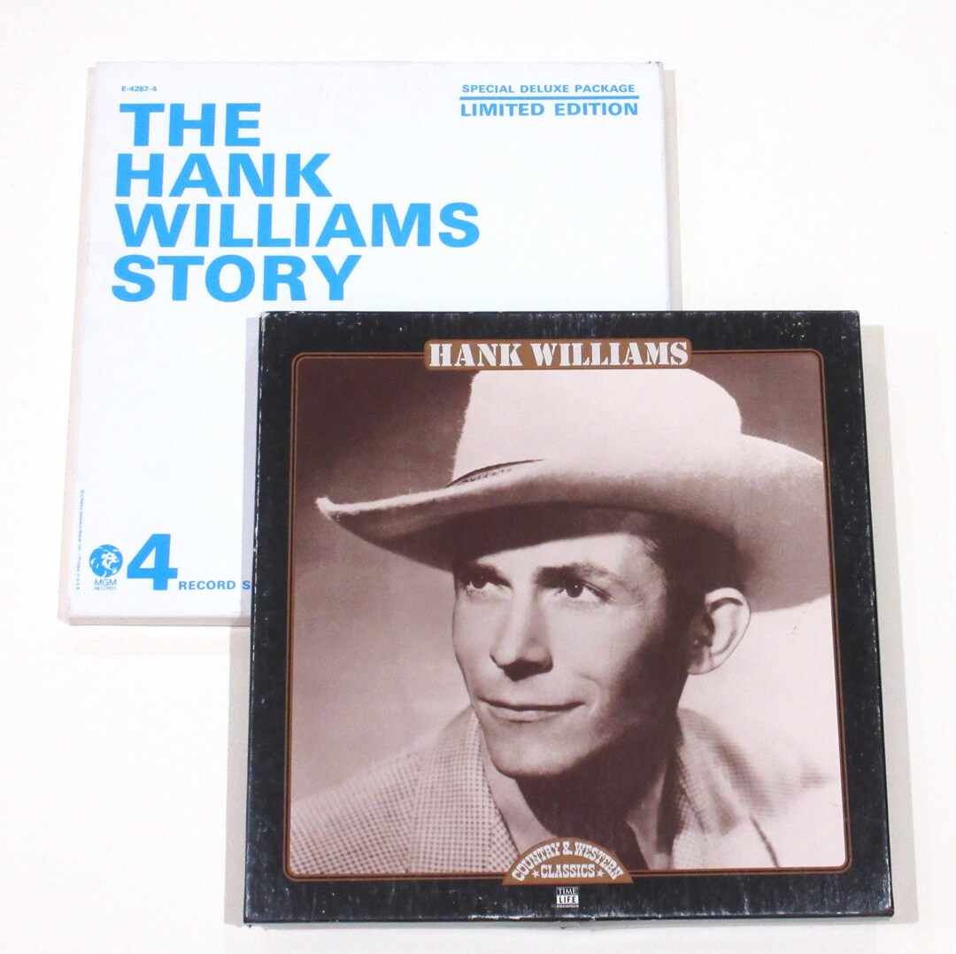 Hank Williams Vinyl Box Set Choice 3 Records Time Life or 4 Records ...