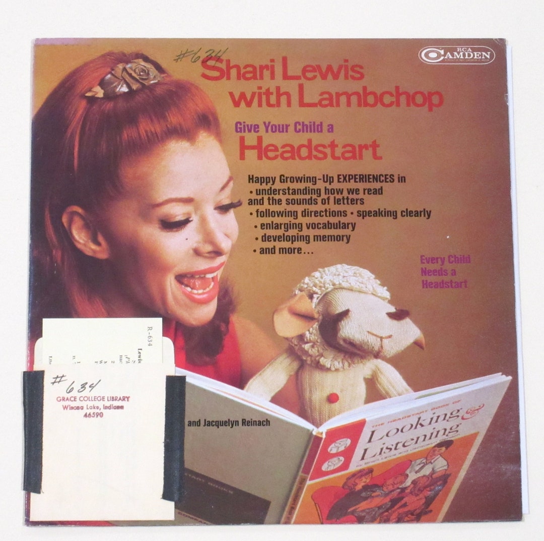 Shari Lewis Vinyl Lambchop Puppet Give Your Child a Headstart, Concepts ...