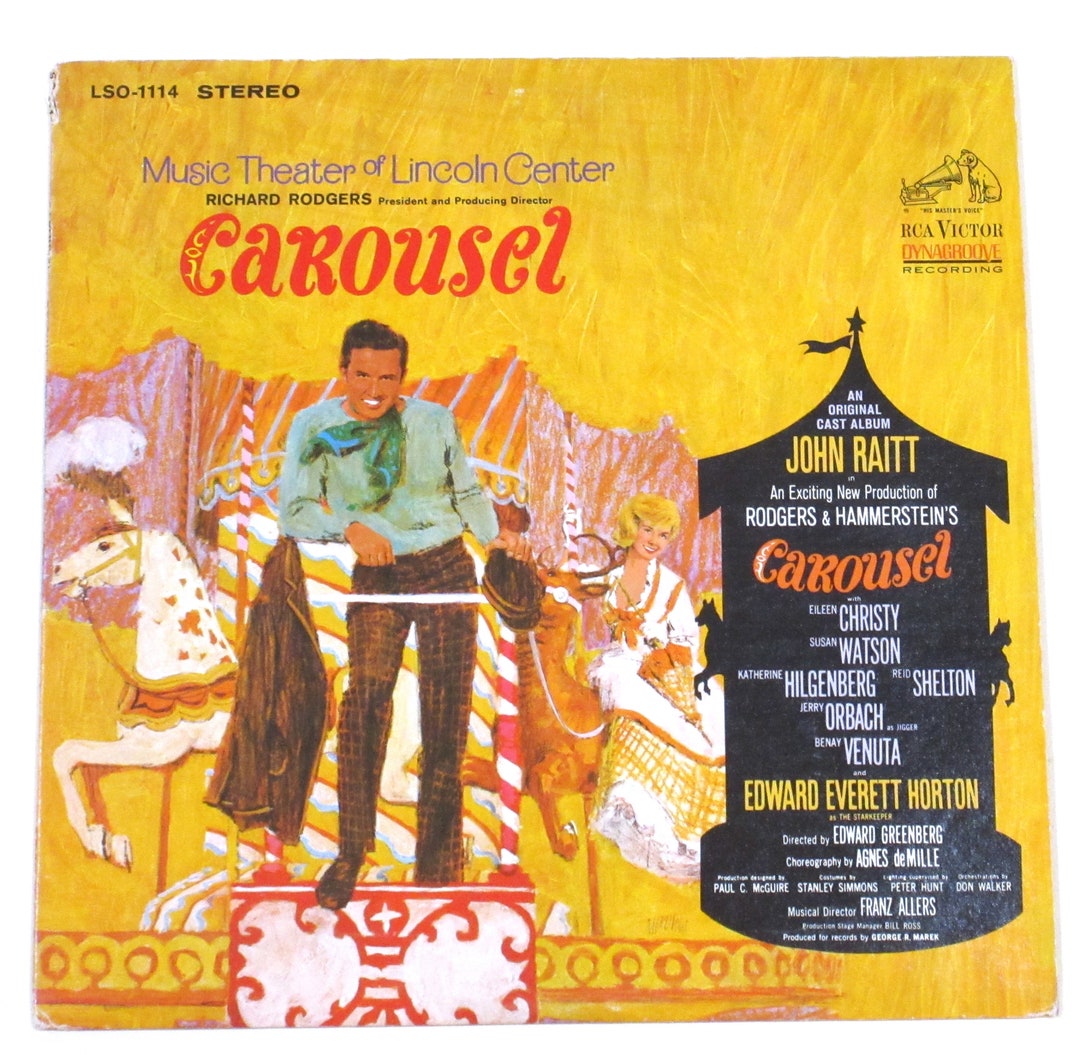 Carousel Vinyl Movie Stage Musical Versions Choice of John Raitt ...
