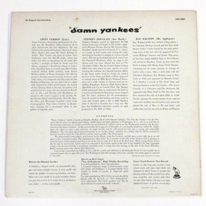 Damn Yankees Vinyl Gwen Verdon Stage Screen 2 Records 1950s Bob Fosse ...