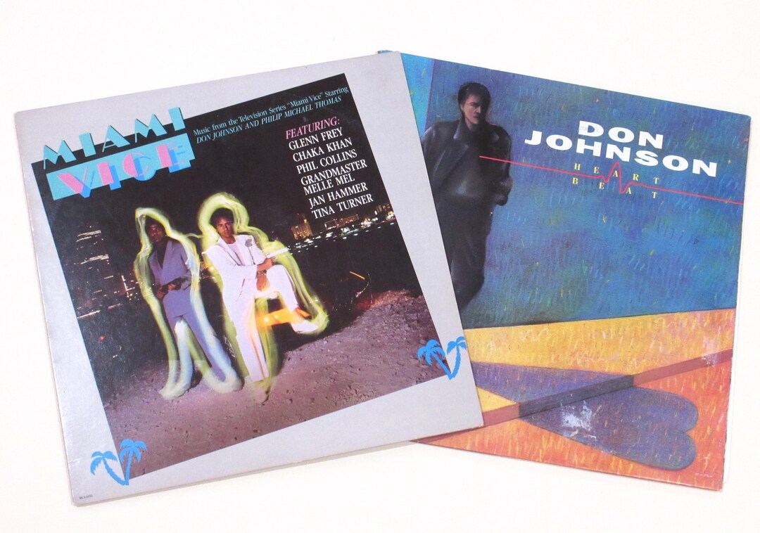 Miami Vice Vinyl Don Johnson Heartbeat Or 80s Tv Soundtrack Jan Hammer
