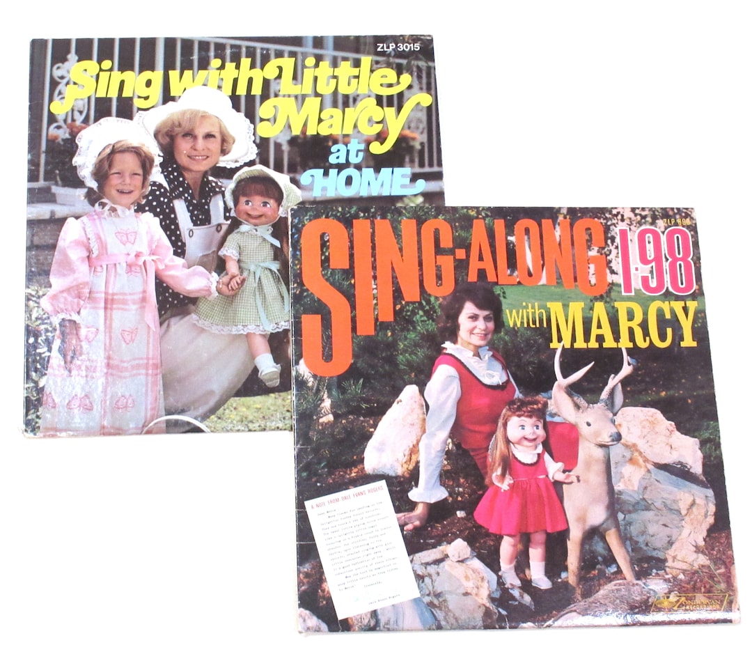 Marcy Kids Vinyl Christian Records 1960s Ventriloquist Doll Little ...