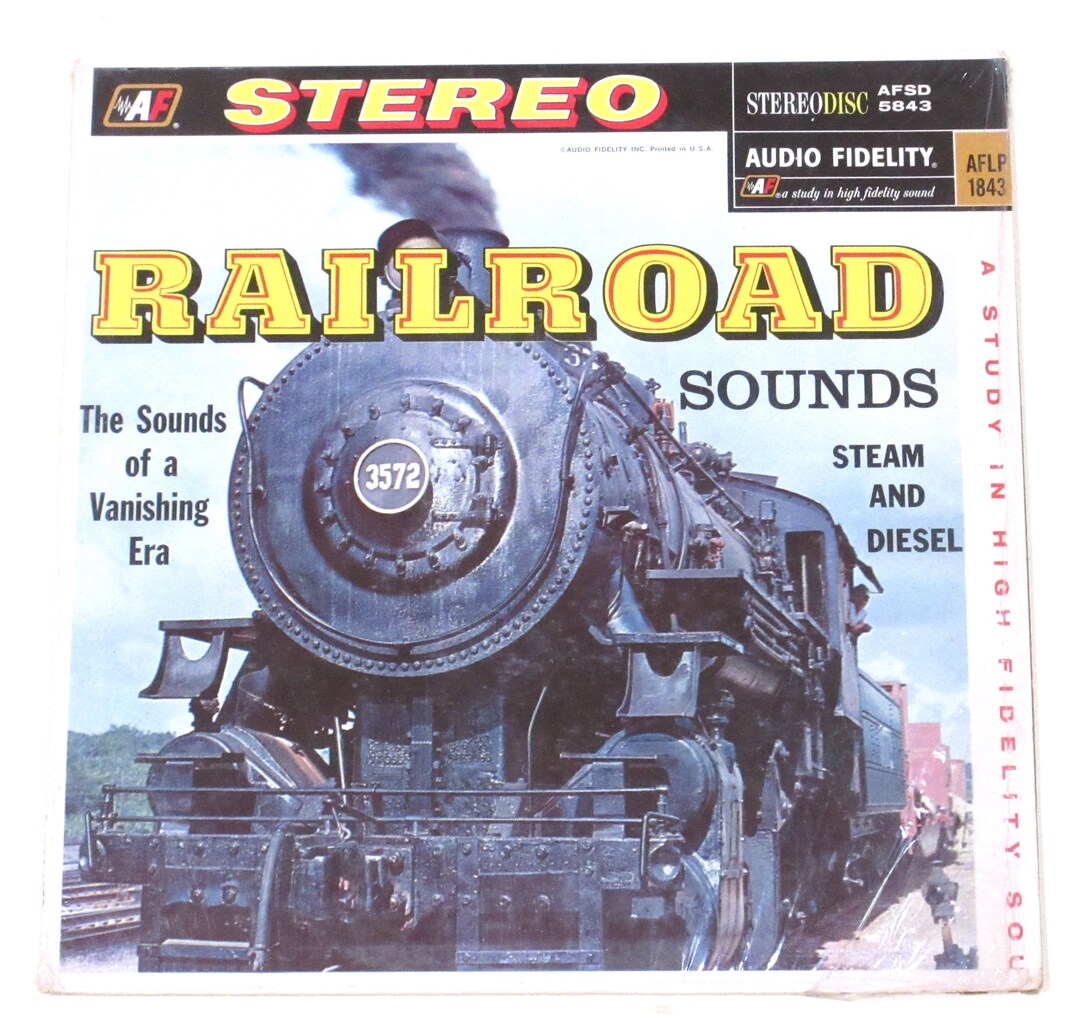 Railroad Sounds Vinyl Steam Train Engines and Diesel From Hi-fi Stereo ...