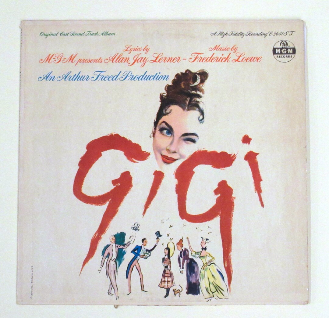 Gigi Vinyl Maurice Chevalier Soundtrack '50s MGM Musical, or Alfred ...