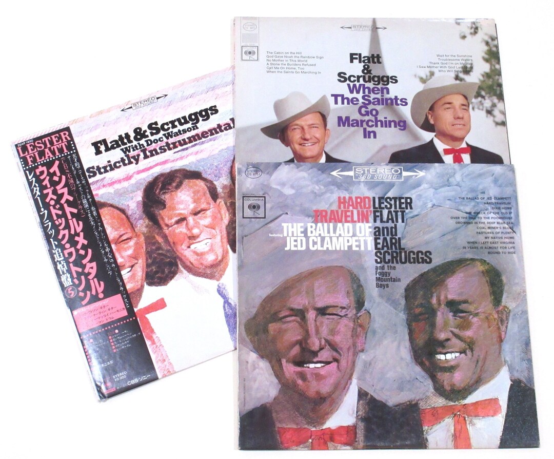 Flatt Scruggs Vinyl Bluegrass 1960s Stereo Choice Strictly Instrumental ...