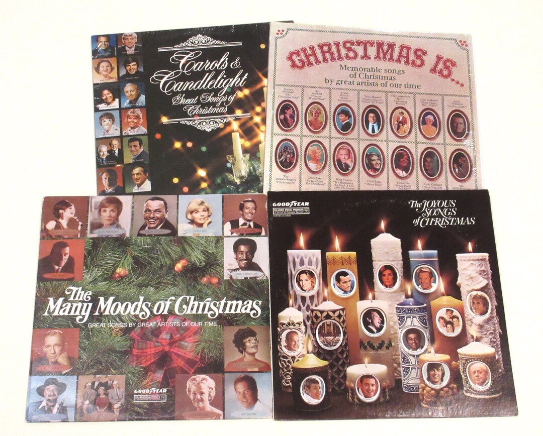 Christmas Vinyl Goodyear Great Songs Annual Collection Records 11 to 14 ...