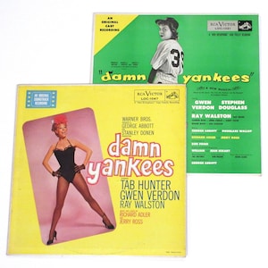 Damn Yankees Vinyl Gwen Verdon Stage Screen 2 Records 1950s Bob Fosse ...