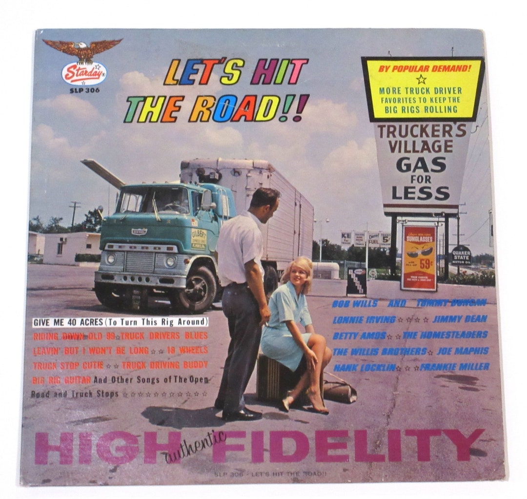 Trucker Vinyl Hit the Road, Diesel Smoke, Roadrunner, Truckin On, or ...