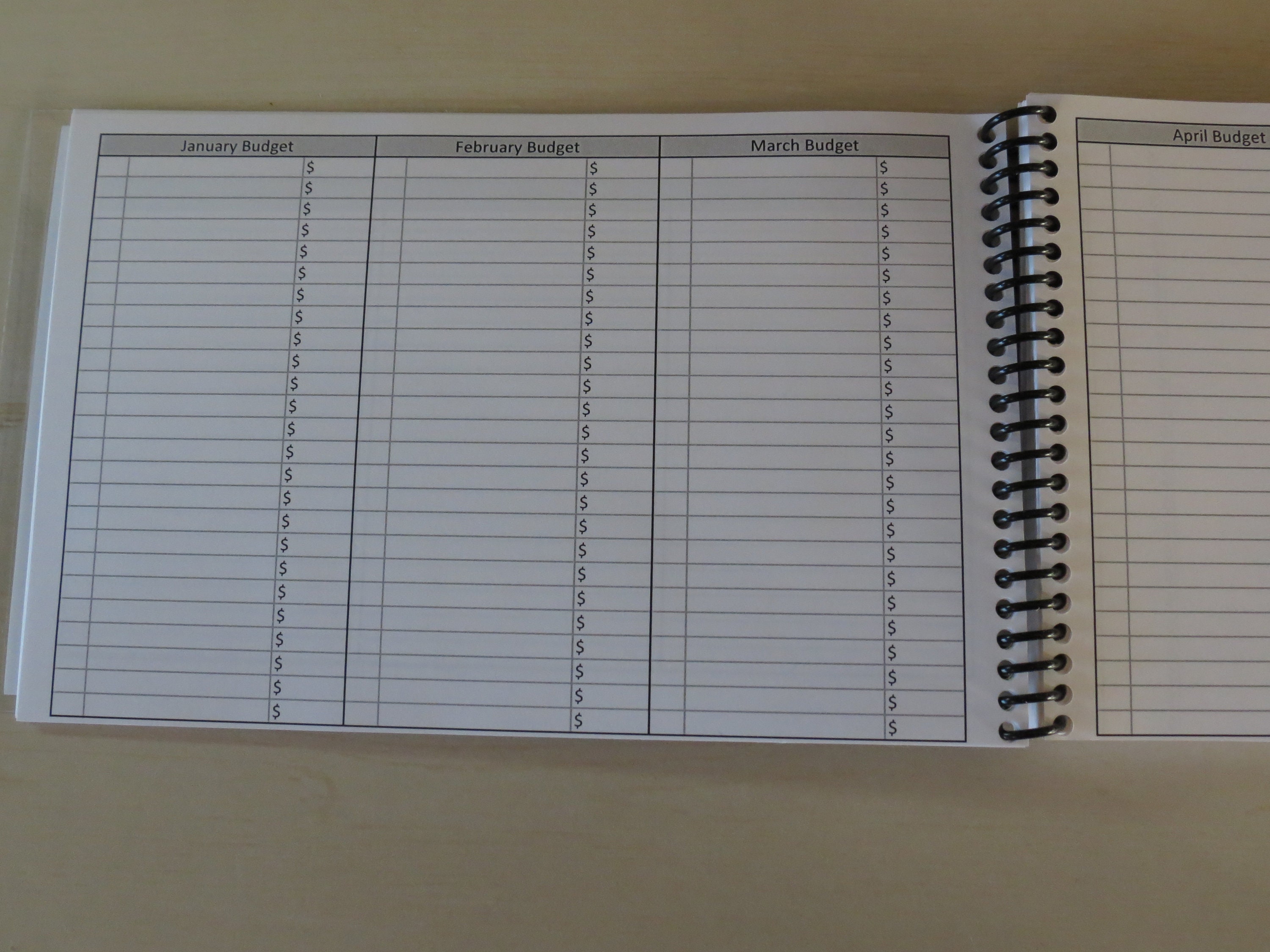 Classy, Simple, and Basic Weekly Calendar; 12-months, Portable ...