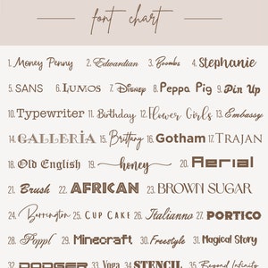 Personalised Removable Vinyl Decal: Custom Wording, Colour, Font & Size ...