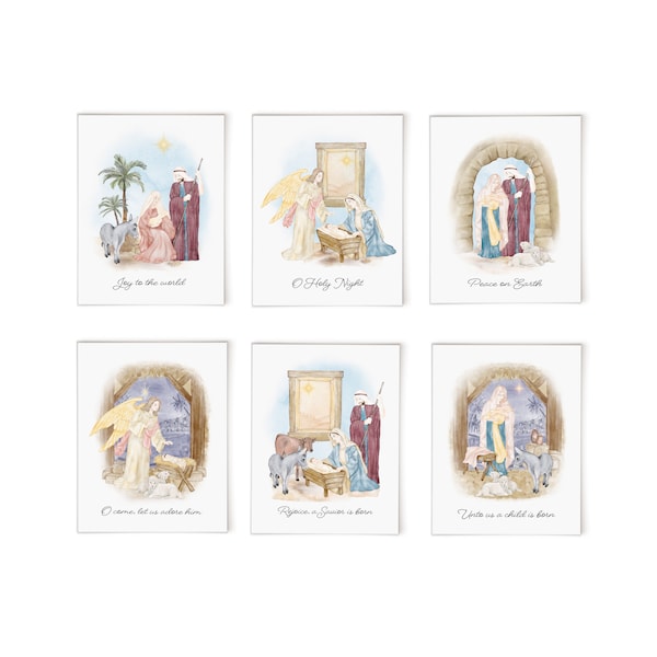 Religious Christmas Cards - Etsy