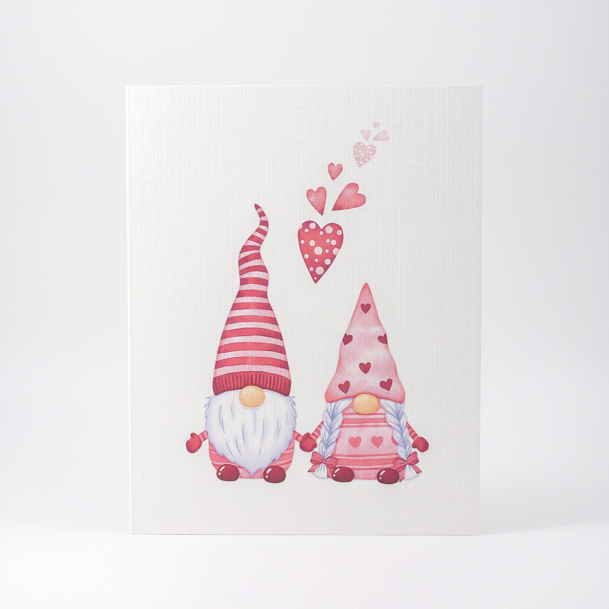 Valentine Gnomes Handmade Greeting Card Set, Valentine Gnome Cards ...