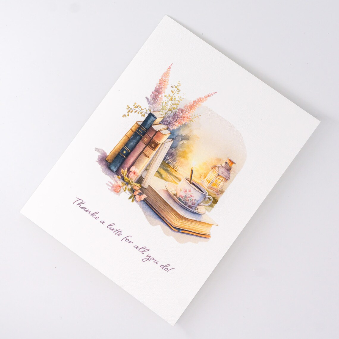 Teacher Appreciation Cards, Watercolor Thank You Cards With Teacher ...