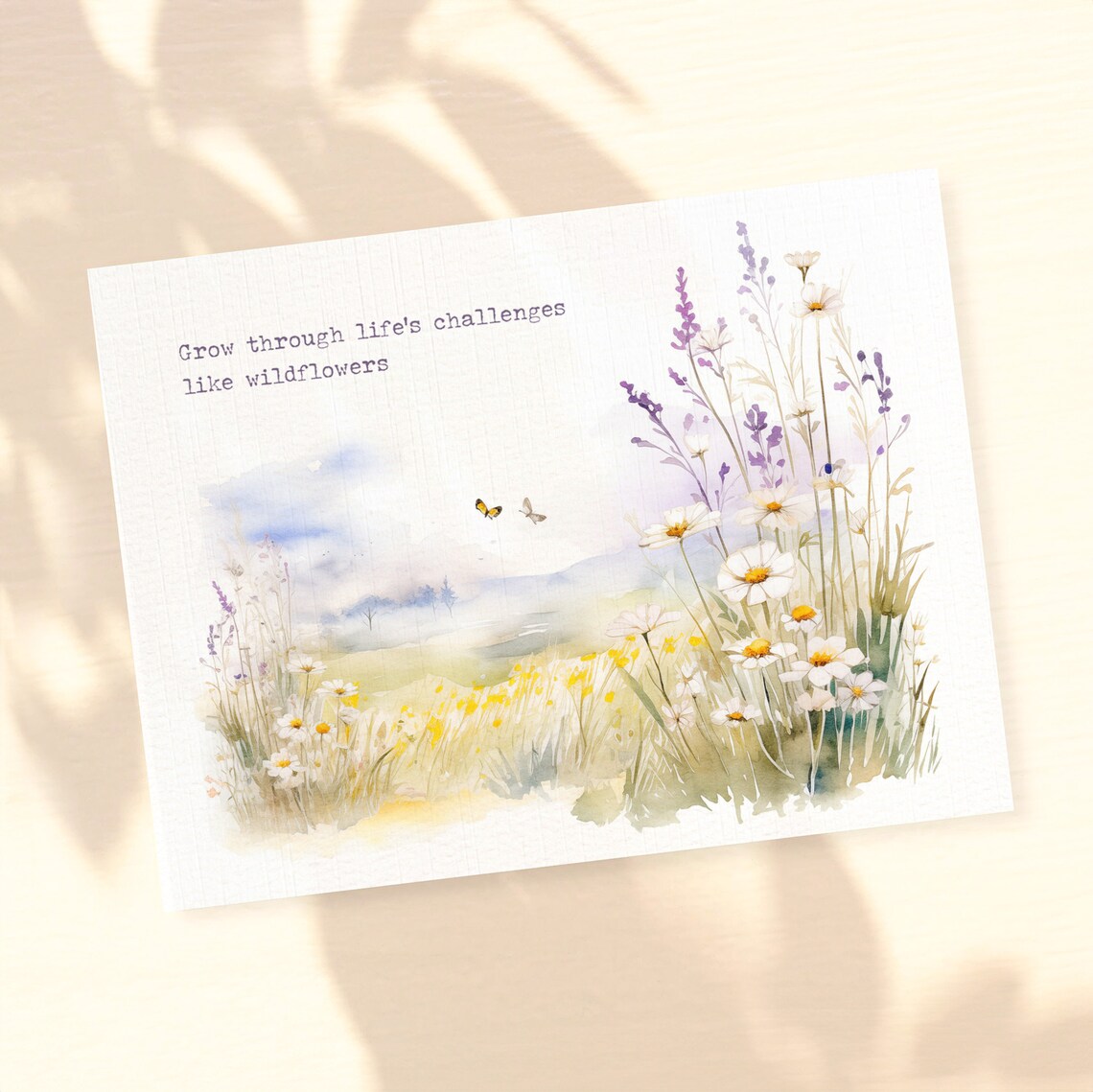 Motivational Cards Set, Positive Affirmation Cards, Watercolor ...