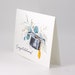 Black Cap & Floral College Graduation Card Congrats Graduation Honor ...