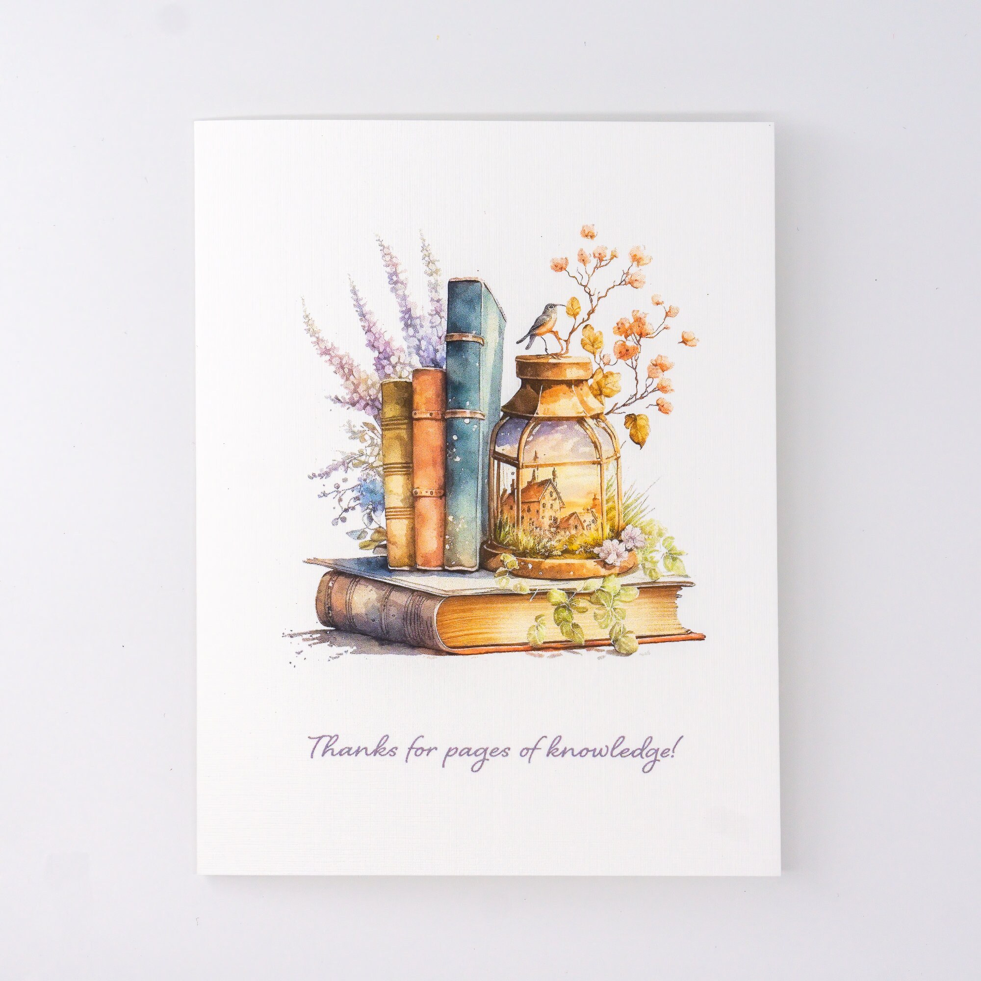 Teacher Appreciation Cards, Watercolor Thank You Cards With Teacher ...
