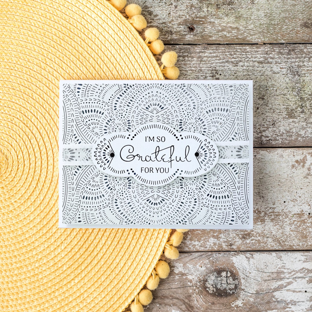 Letterpress Thank You Card, Letterpress Greeting Card, Handmade Thank ...