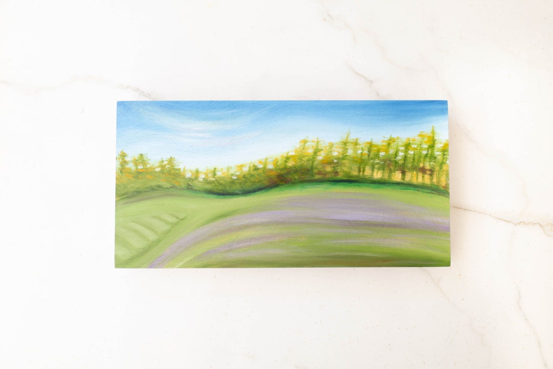 Lavender Farm - Early Season, Start of the Bloom - Soft Landscape - PNW ...