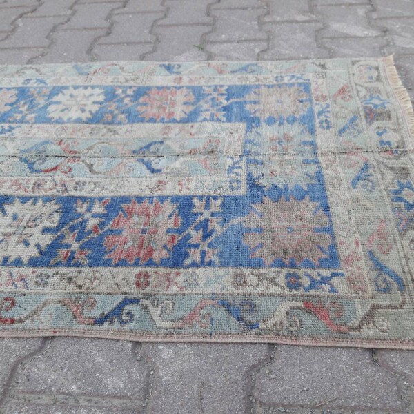 Blue Turkish Runner - Etsy